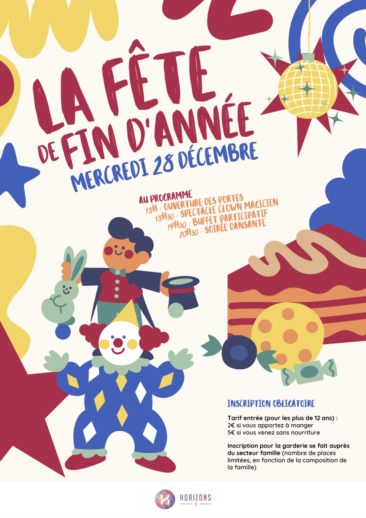 La fête de fin d’année – le mercredi 28 décembre au Centre social ...